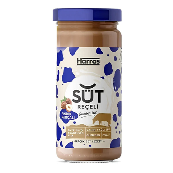 Harras Sweetened Condensed Gluten Free Milk Jam With Hazelnut 270g – LeMed