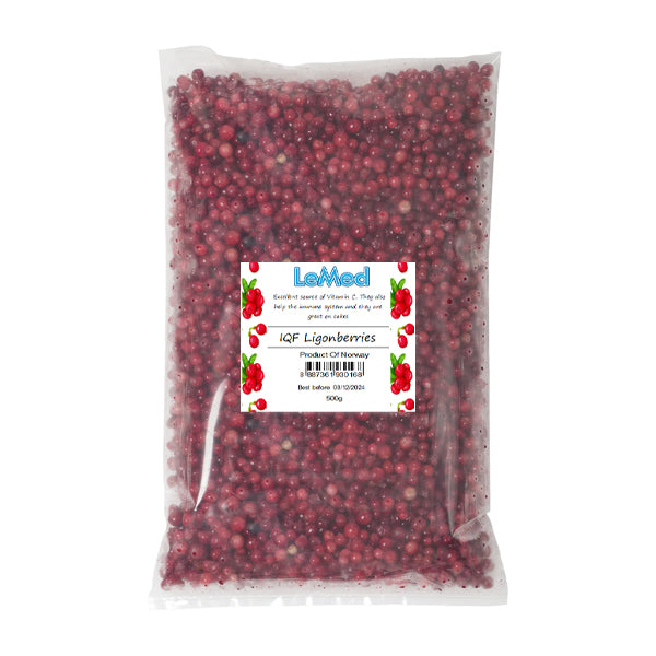 IQF Frozen Lingonberries 500g — LeMed